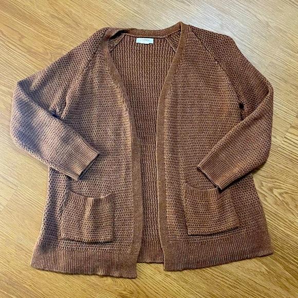 Fat Face | Sweaters | Fat Face Brown Cardigan | Poshmark
